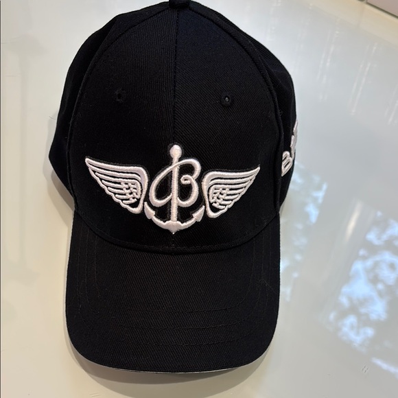 Breitling | Accessories | Breitling Black Cap With White Logo | Poshmark